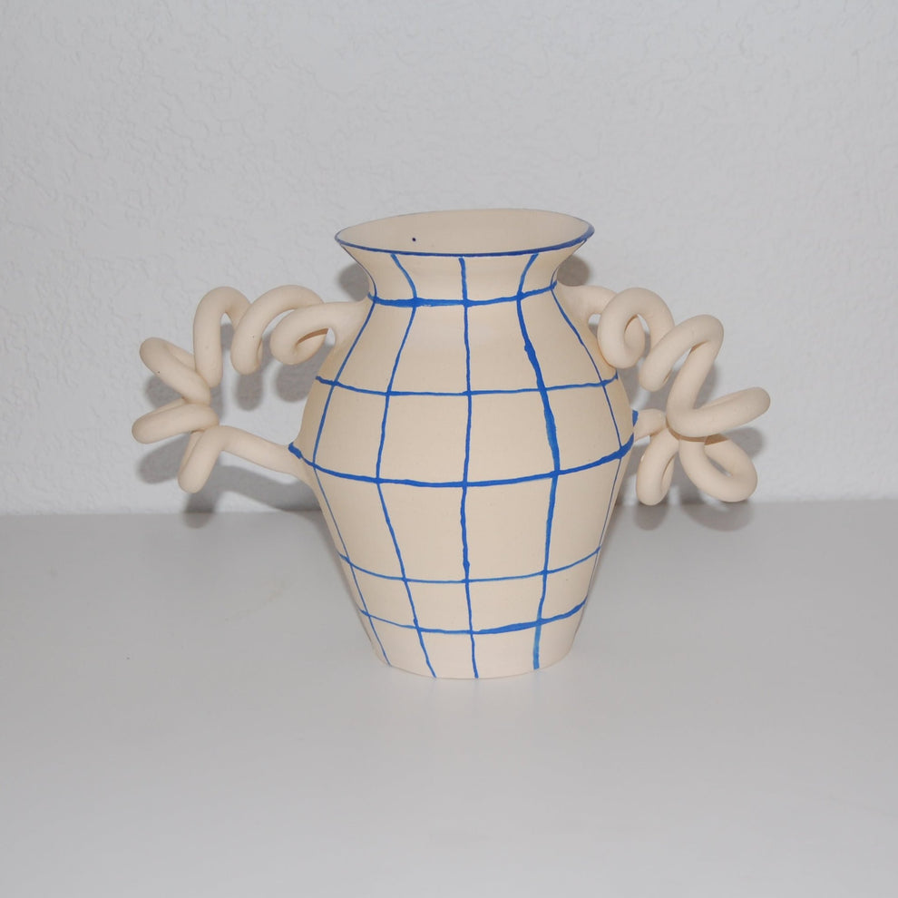 Boinggg! Grid Vase – Kuu Pottery